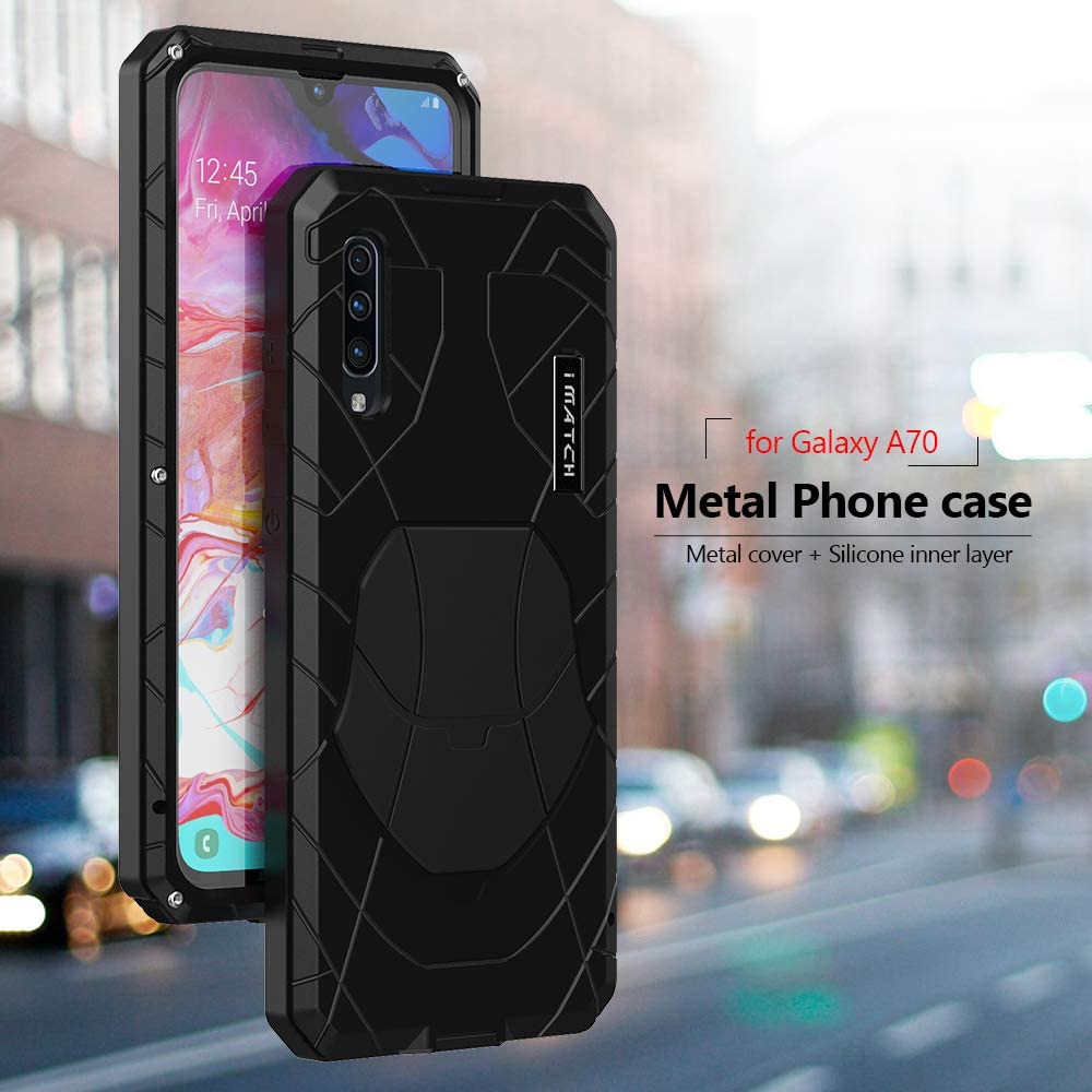 Eastcoo Galaxy A70 Case, Heavy Duty Metal Case,Armor Tank Aluminum ...