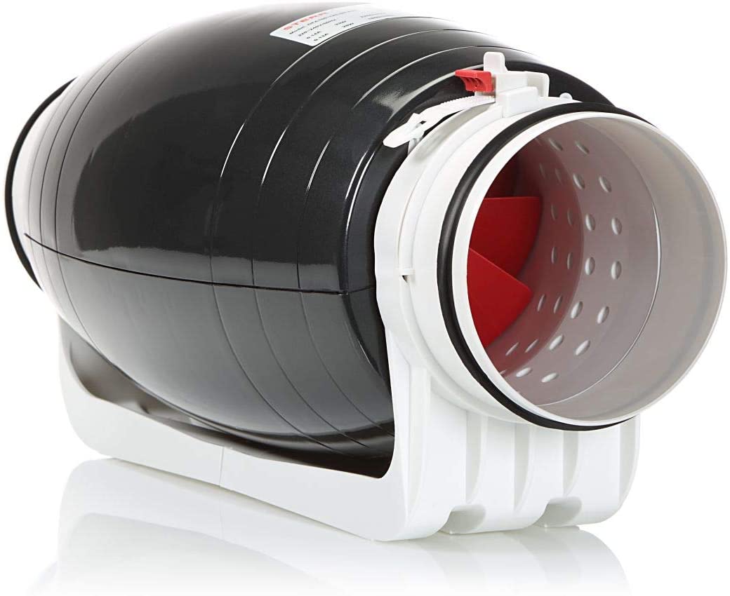 STERR – Silent Duct Fan Inline Extractor 100-125 mm / 4-5” – DFA100-125 ...