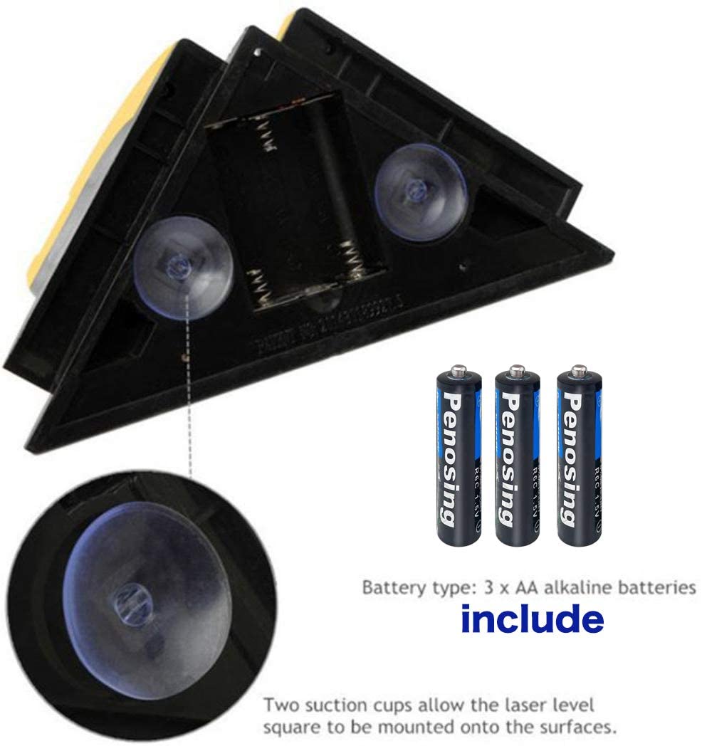 Right-Angle Laser Instrument,DAMPOT Right Angle 90 Degree Horizontal ...