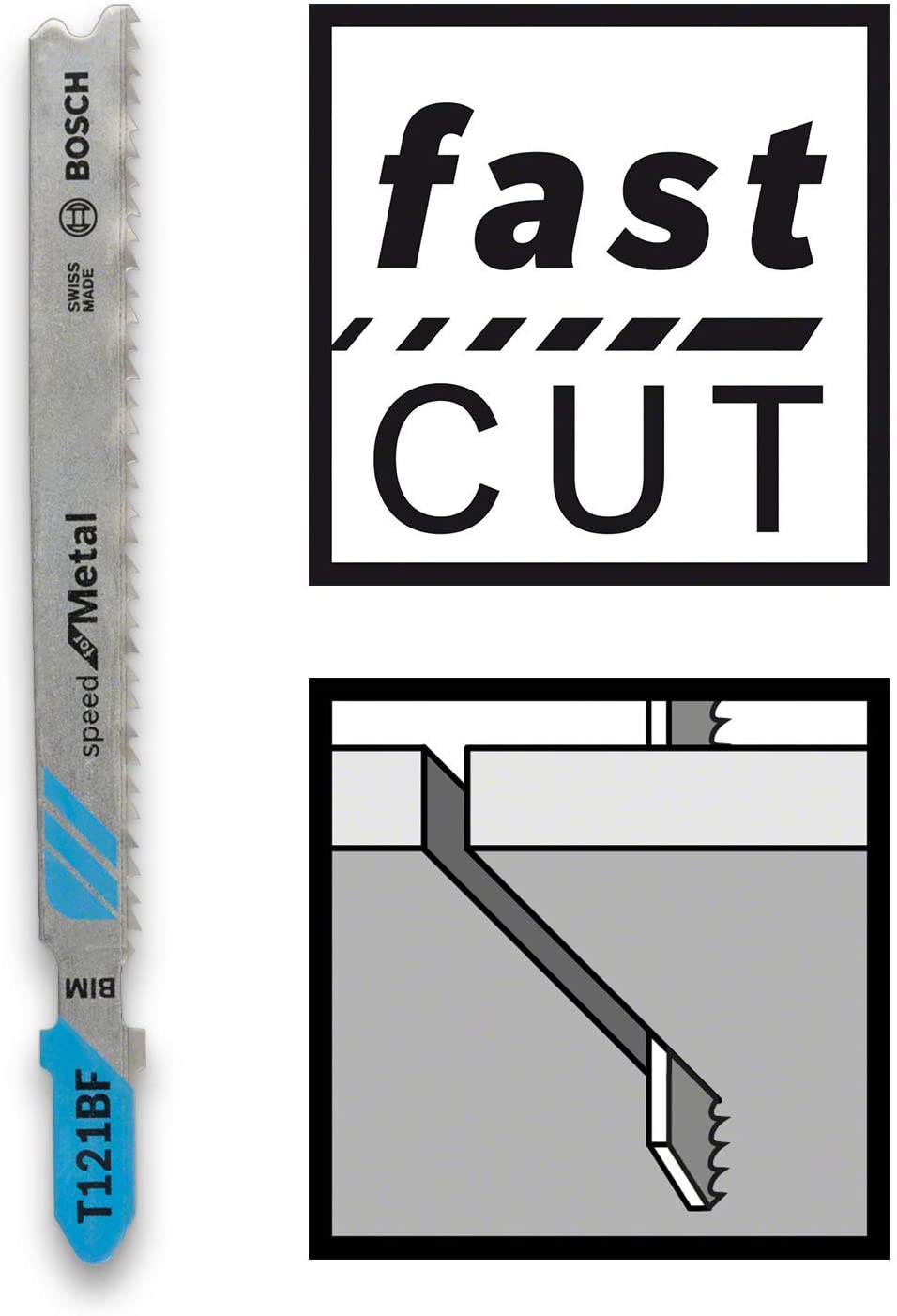 Bosch Professional 15pc Jigsaw Blade Set (MultiMaterial, Accessory for ...