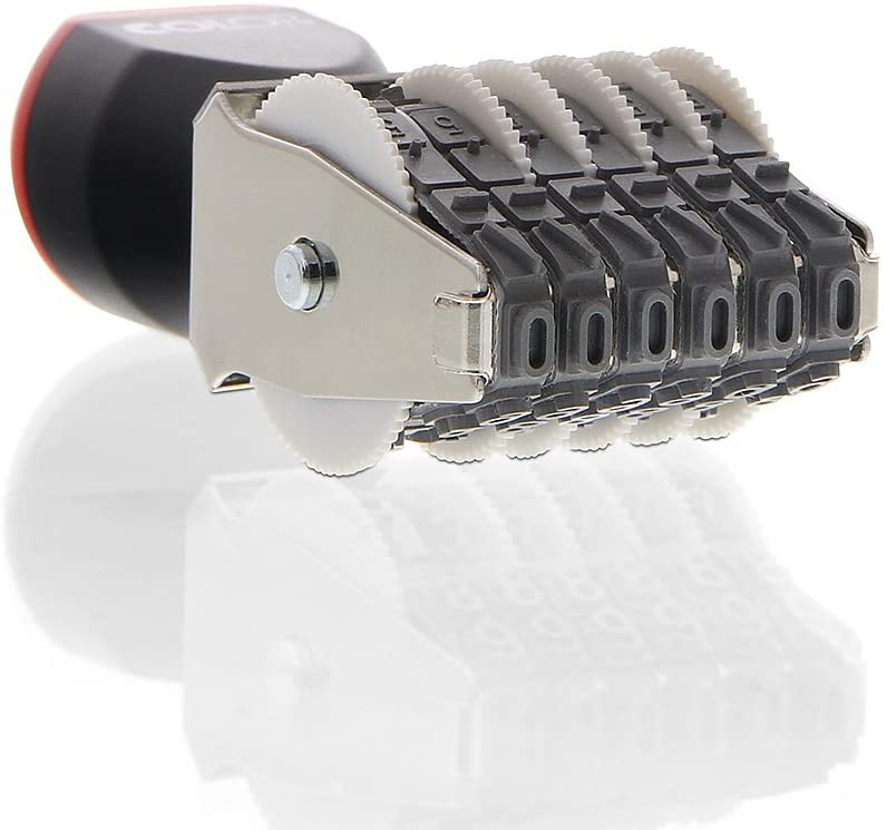 COLOP 05006 Rubber Numbering Stamp | 108855 | 5mm 6 Band Numberer Stamp ...