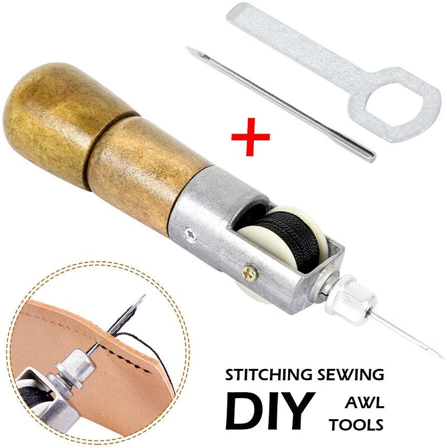 Leather Repair Kit Sewing Awl Kits Speedy Factory Tool Lock Stitch ...