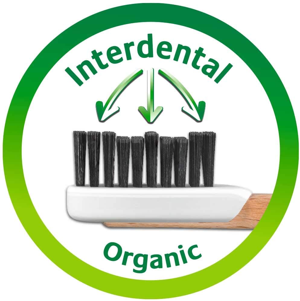 18 Pieces Trisa Natural Clean Soft. Trisa Natural Clean Wooden ...