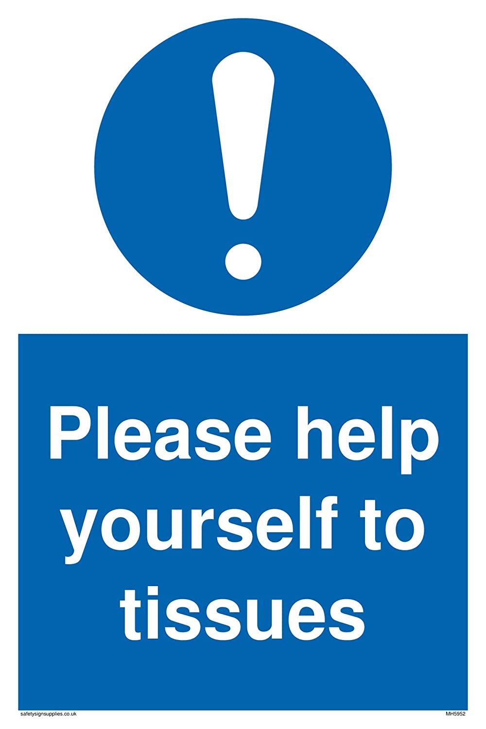 Please help yourself to tissues sign – Vinyl/Sticker – BigaMart