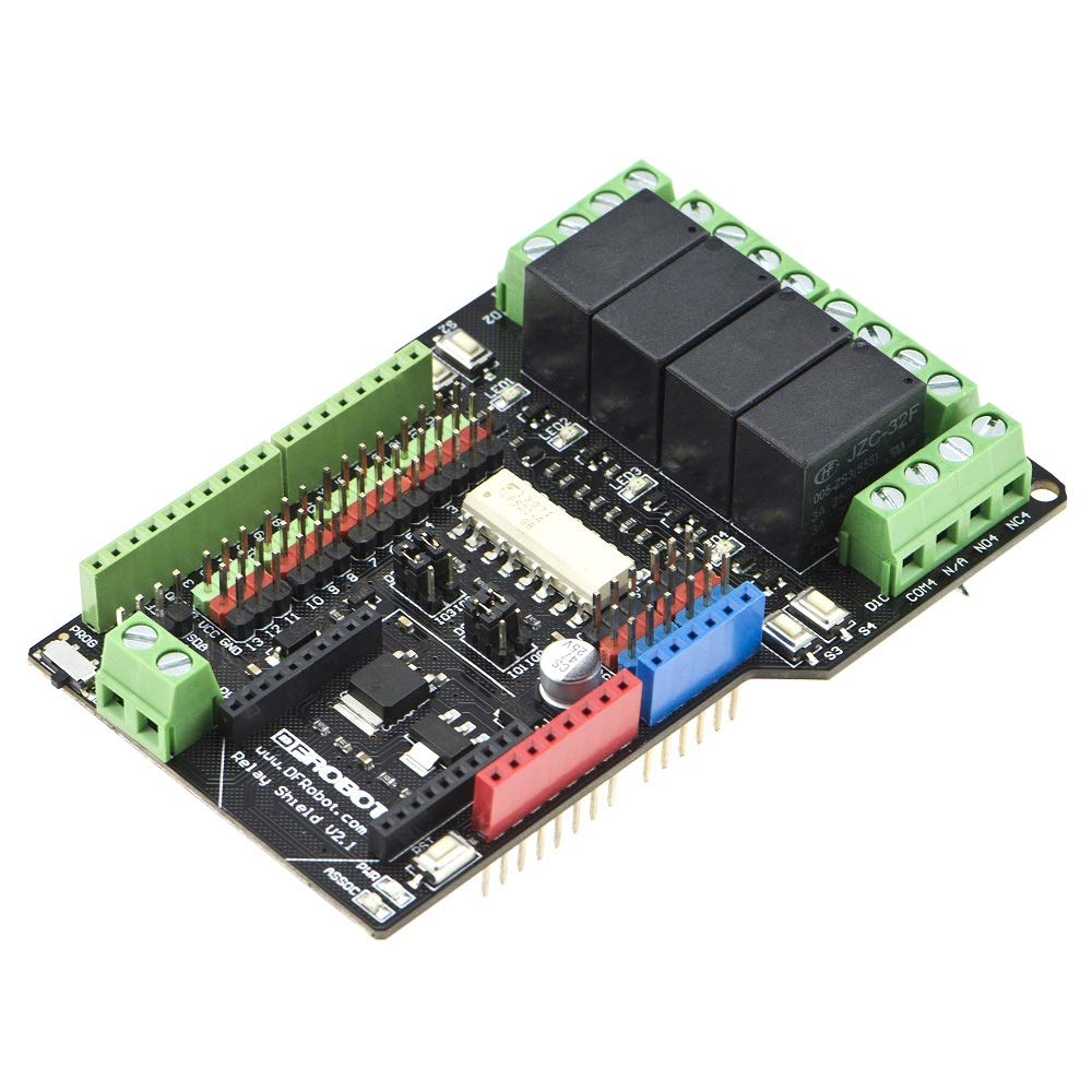 DFRobot 4 Channel Relay Shield for Arduino – BigaMart