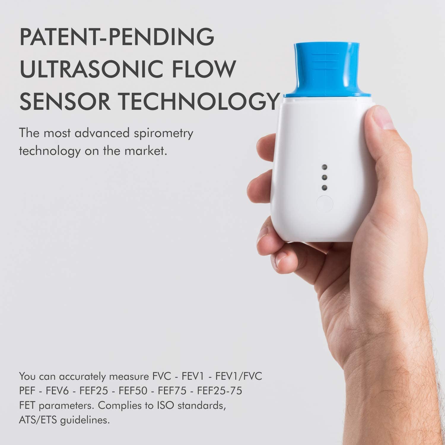 Spirohome Personal Spirometer, World’s First Personal Ultrasonic ...