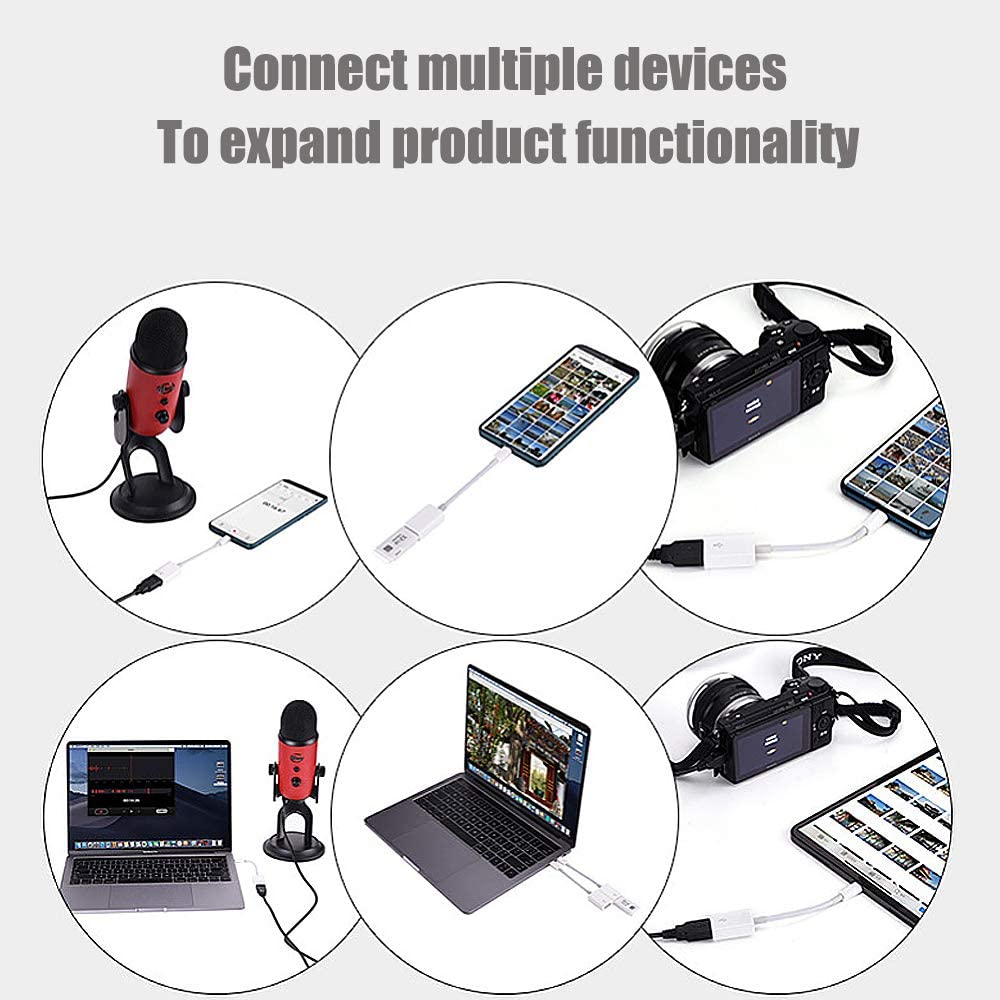 USB Camera Adapter, Upgrade USB 2.0 OTG Cable adapter Lightning to USB ...