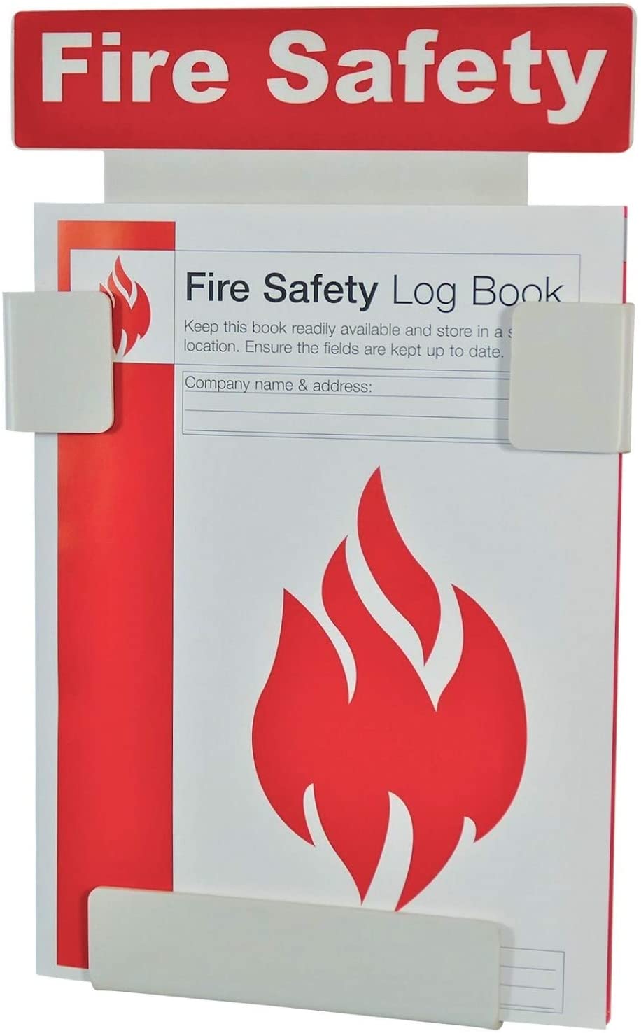 Fire Safety Log Book Station with FREE Fire Safety Log Book, A4 – BigaMart