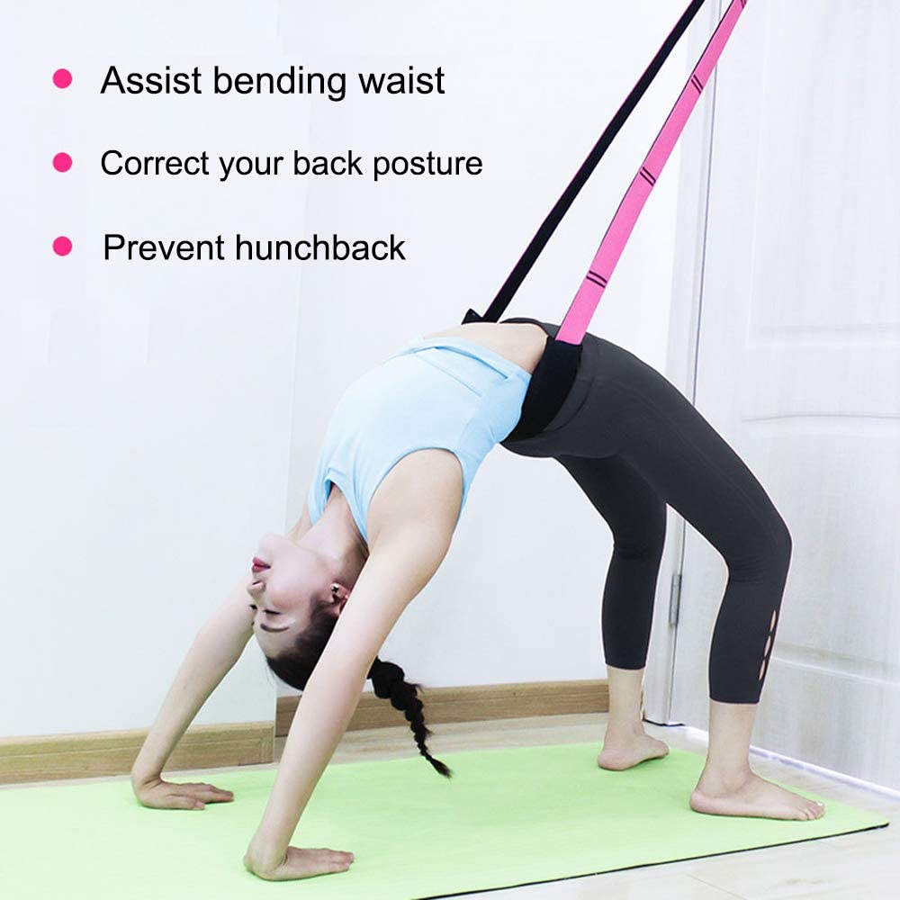JJunLiM Yoga Ballet Leg Stretching Strap Back Bend Assist Trainer ...