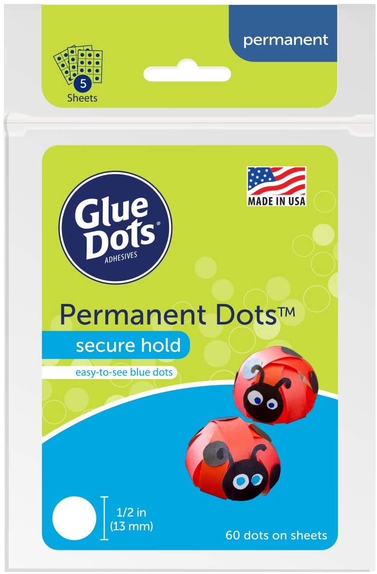 Glue Dots Permanent Dots Sheets, Transparent – BigaMart