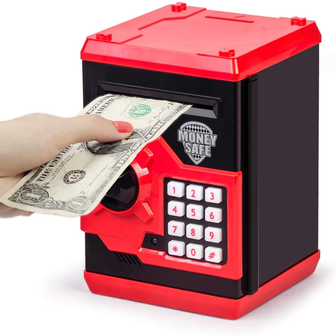 Highttoy Money Bank for Kids,Password Money Box for Kids ATM Savings ...