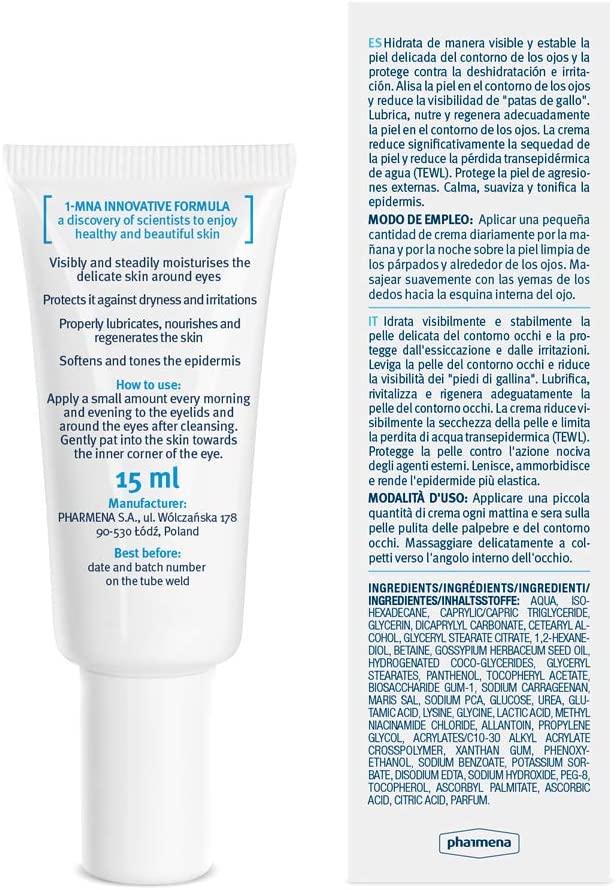 Revium Intensive Hydrating Eye Cream with 1-MNA Molecule, Hyaluronic ...