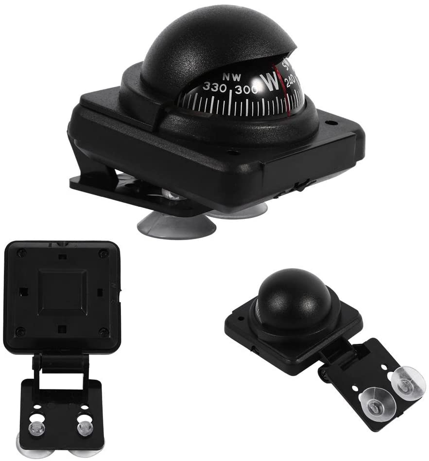 Digital Compass Car Mount Compass Black Compass for Windshield for Car ...