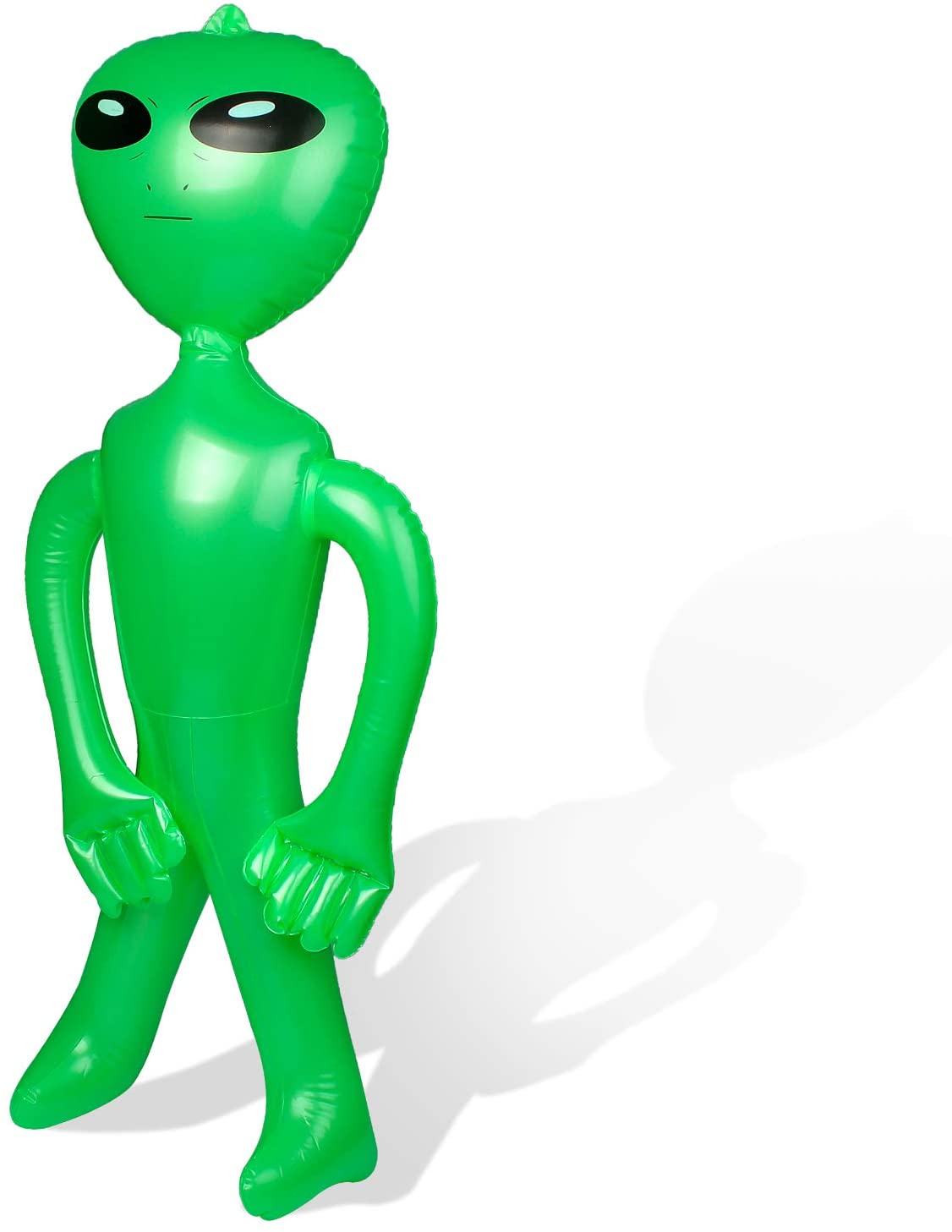 Beelittle 3 Pieces 36 Inches Green/Assorted Color Inflatable Alien Toy ...