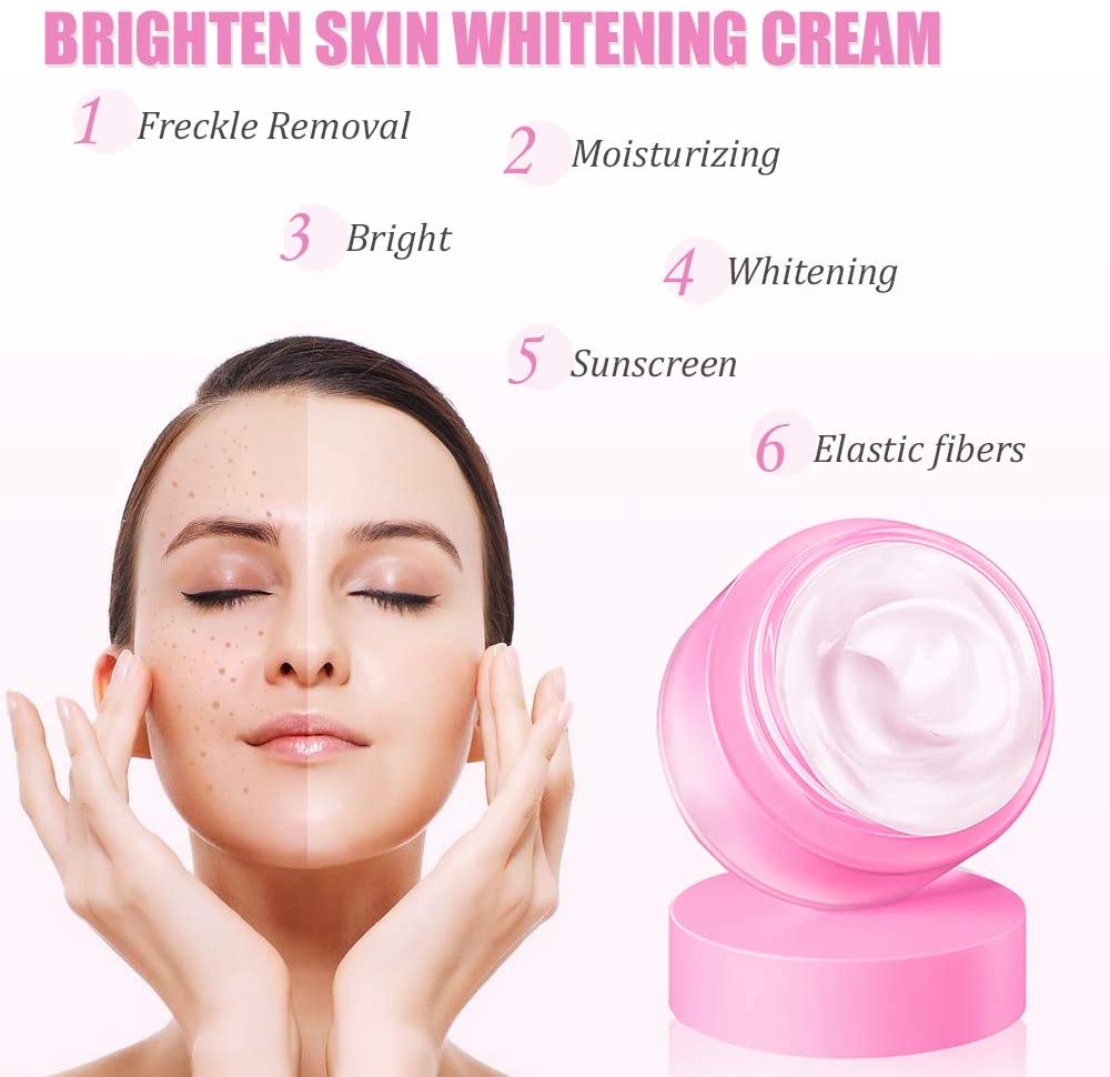 Freckle Cream, Moisturiser Facial with Skin Lightening Cream for Face ...