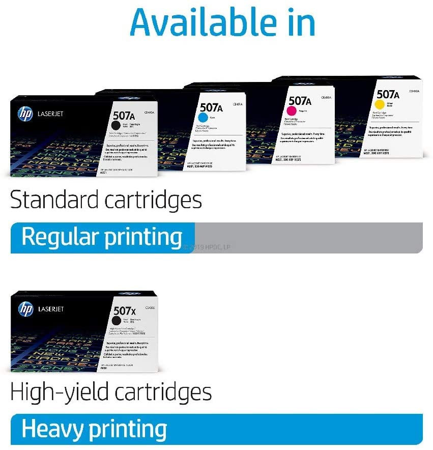HP CE403A 507A Original LaserJet Toner Cartridge, Magenta, Single Pack ...
