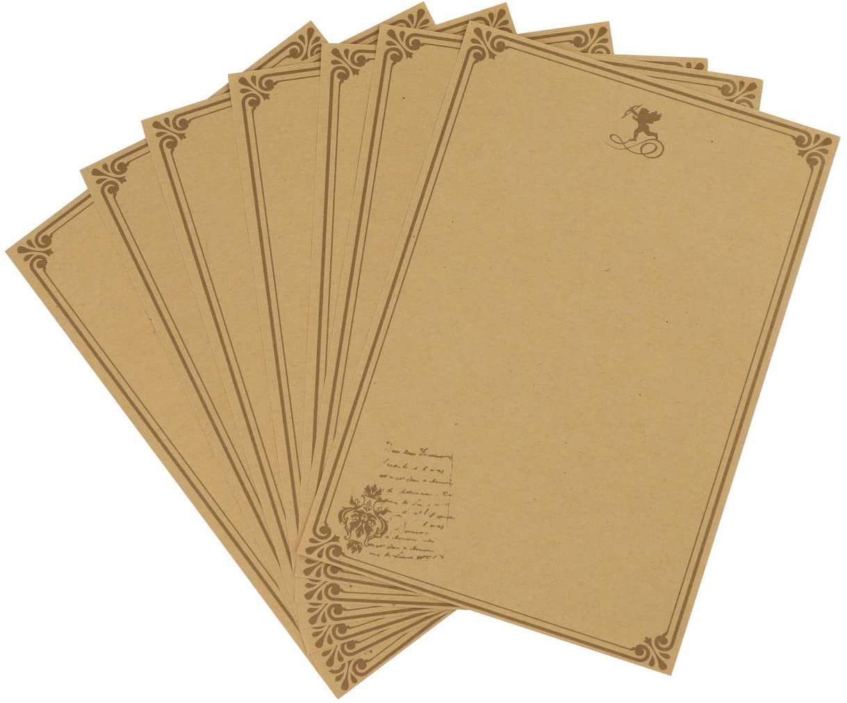 Mogokoyo 80 Sheets A5 Letter Paper with 40 Pcs Kraft Envelopes, Vintage ...