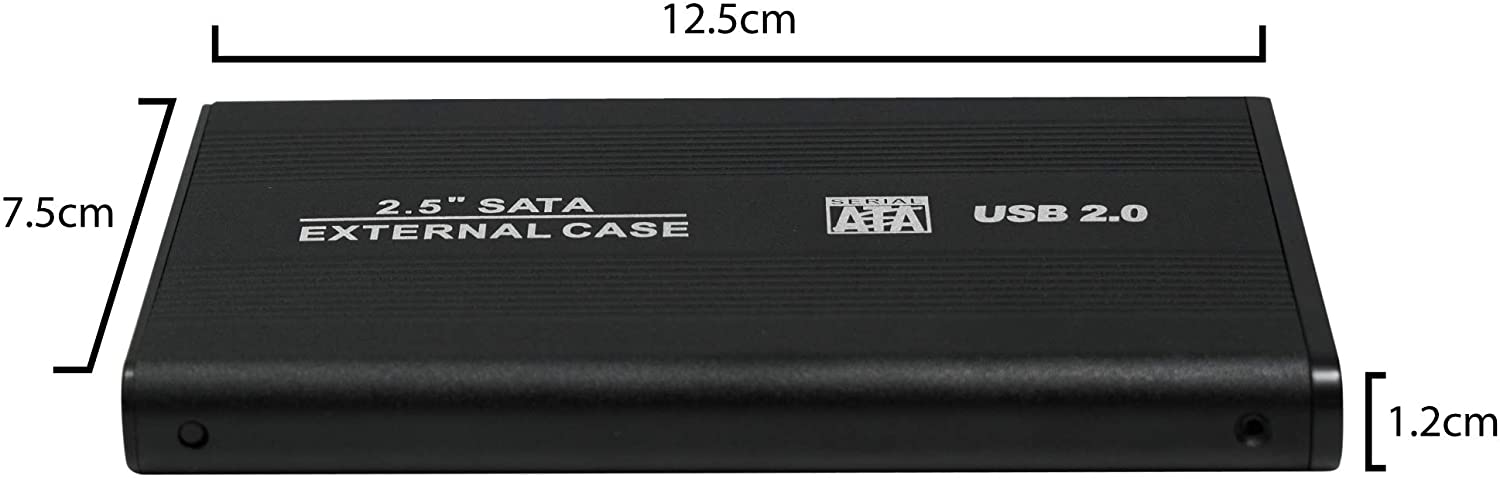 DIGIFLEX 2.5 Sata to USB Hard Drive Caddy HDD Enclosure Case Laptop and ...