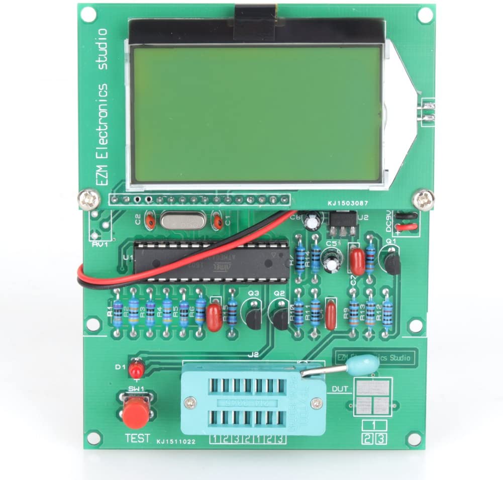 Yosoo GM328 LCD Big Display Transistor Tester ESR Meter Cymometer ...
