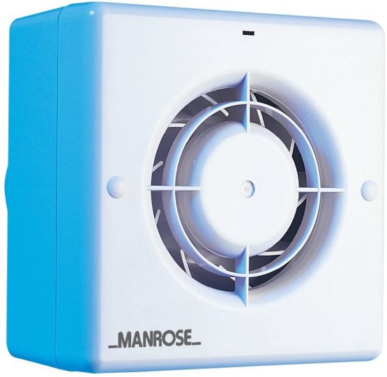 Manrose CF100T Centrifugal Bathroom / Toilet Extractor Fan with Timer ...