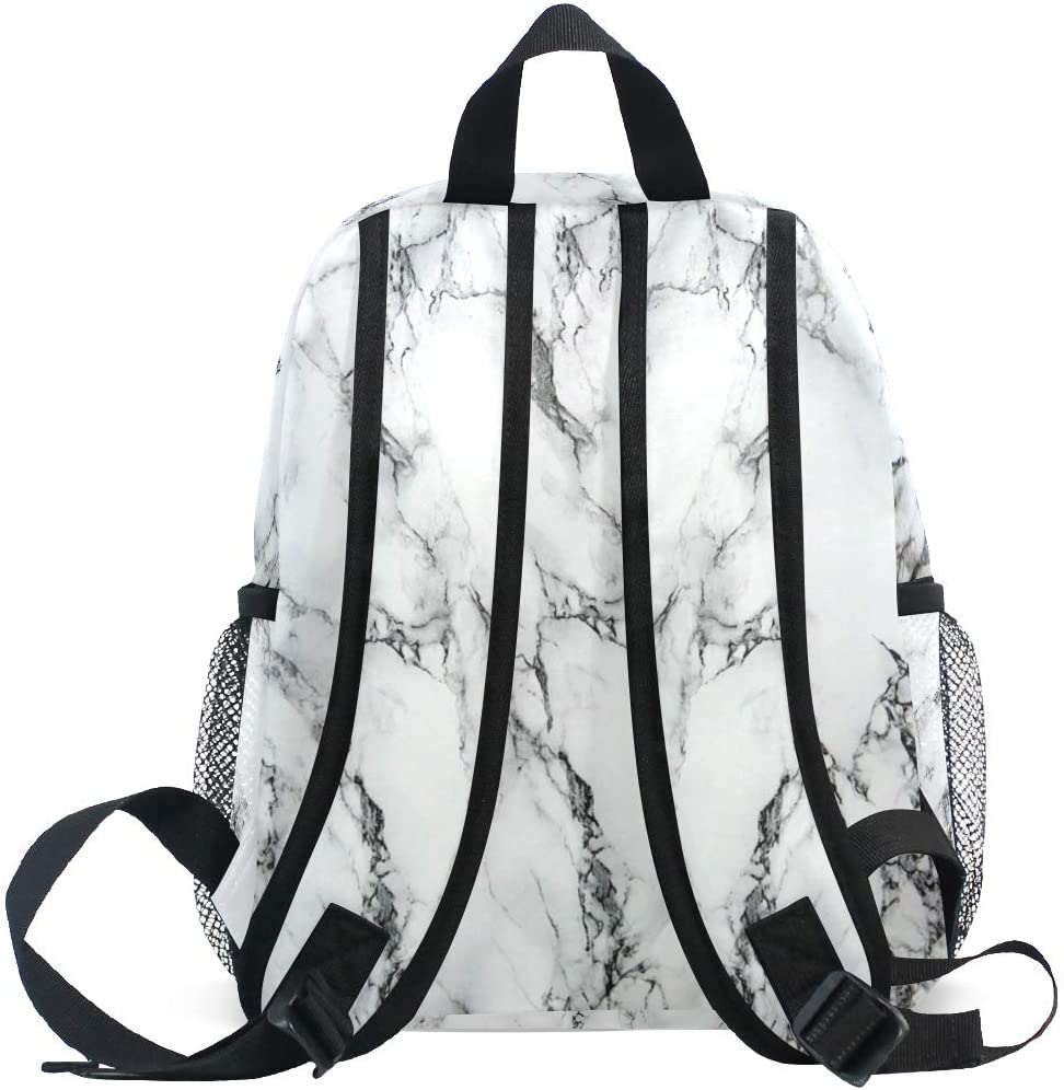 Mini Marble Backpack for Girls White Marble Stone Kids Preschool ...