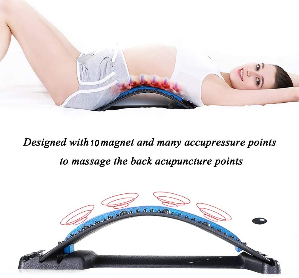 UniHom Back Stretcher Lumbar Stretcher Multi-Level Lumbar Stretching ...