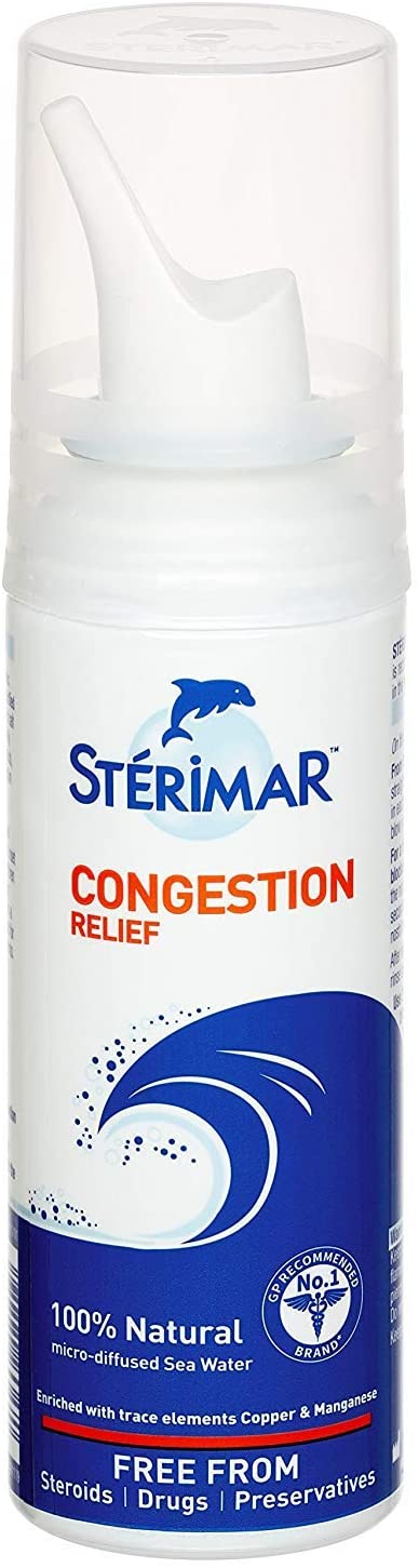 Sterimar – Nasal Spray – Congestion Relief – 100% Natural Sea Water ...