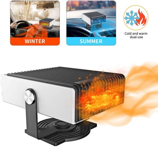 2 in 1 Portable Car Heater or Fan 12V 150W Fast Heating & Cooling Car ...