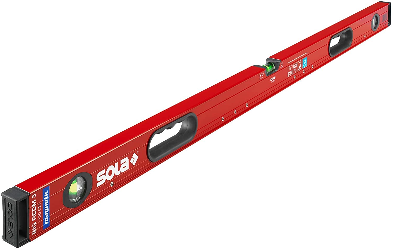 SOLA Big RedM 120 Spirit Level Magnetic 120 cm Strong Hold with ...