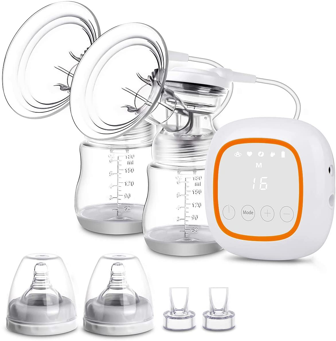 Double Electric Breast Pump Hands Free, Milk Expressing Pump for Travel ...