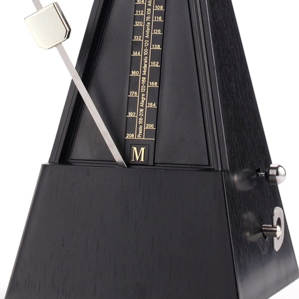 TAMUME Metronome with Plastic Casing – Black Wooden Texture – BigaMart