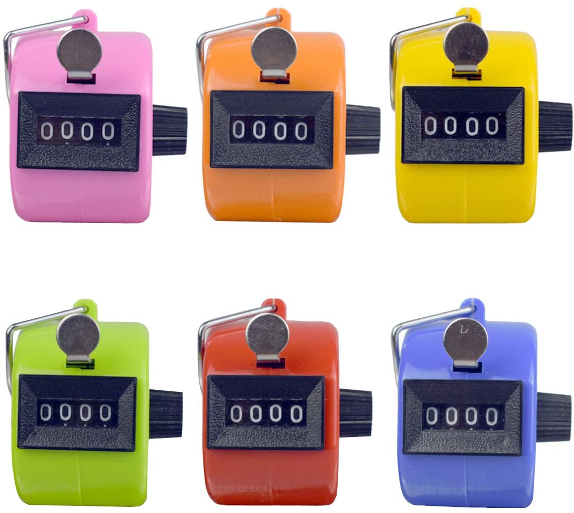 INTVN Hand Tally Counter, Tally Counter Hand Held Clicker 4 Digit ...
