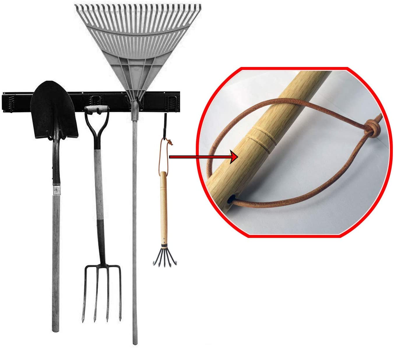 Hand Rake,Portable Digging Tool Mini Steel Rake For Garden ...