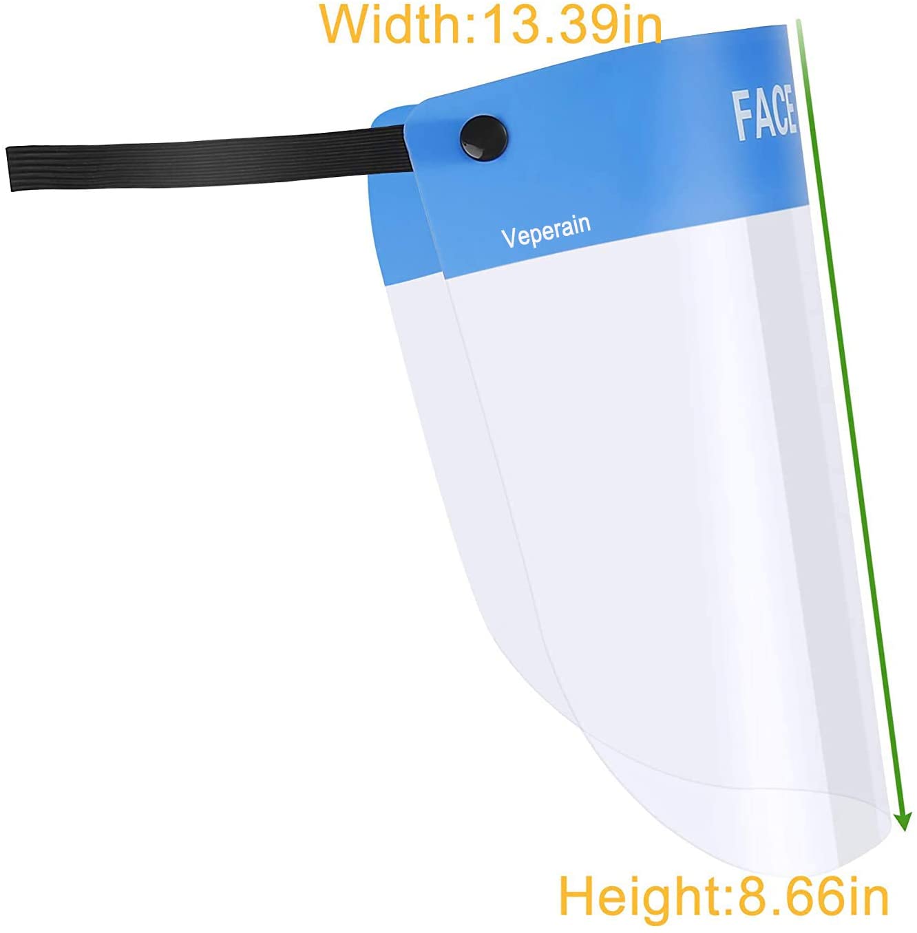 Veperain Safety Face Shield,Protective Face Shield Visor Full ...