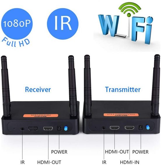 measy FHD676 2.4G/5G Wireless Transmission System Wireless HDMI ...