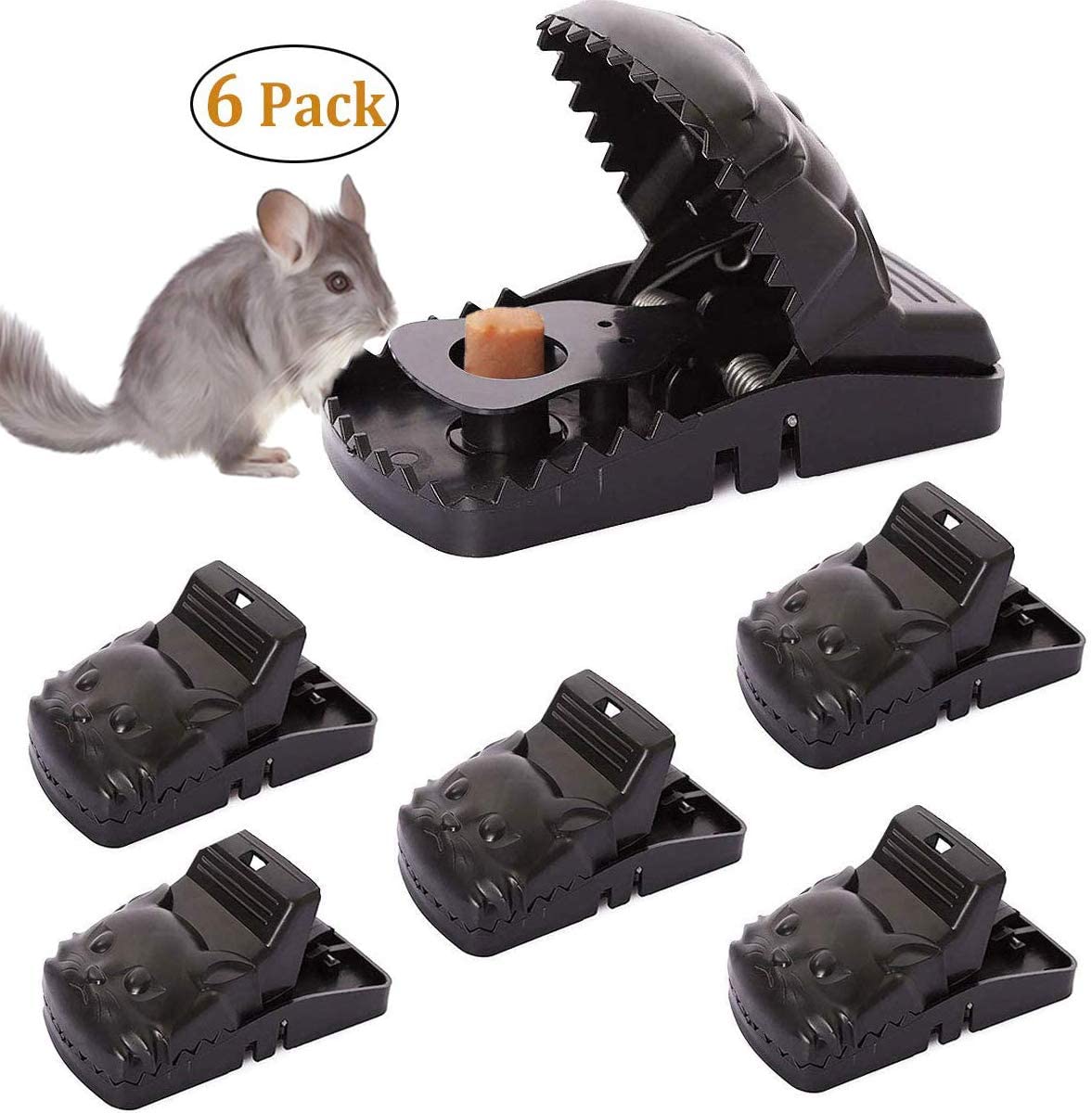 SEEHAN Mouse Trap Small Mice Trap That Work Rat Trap Mouse Killer ...