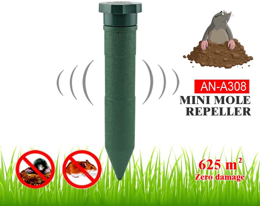 PestExpel® Battery Powered Sonic Mole Repeller – BigaMart