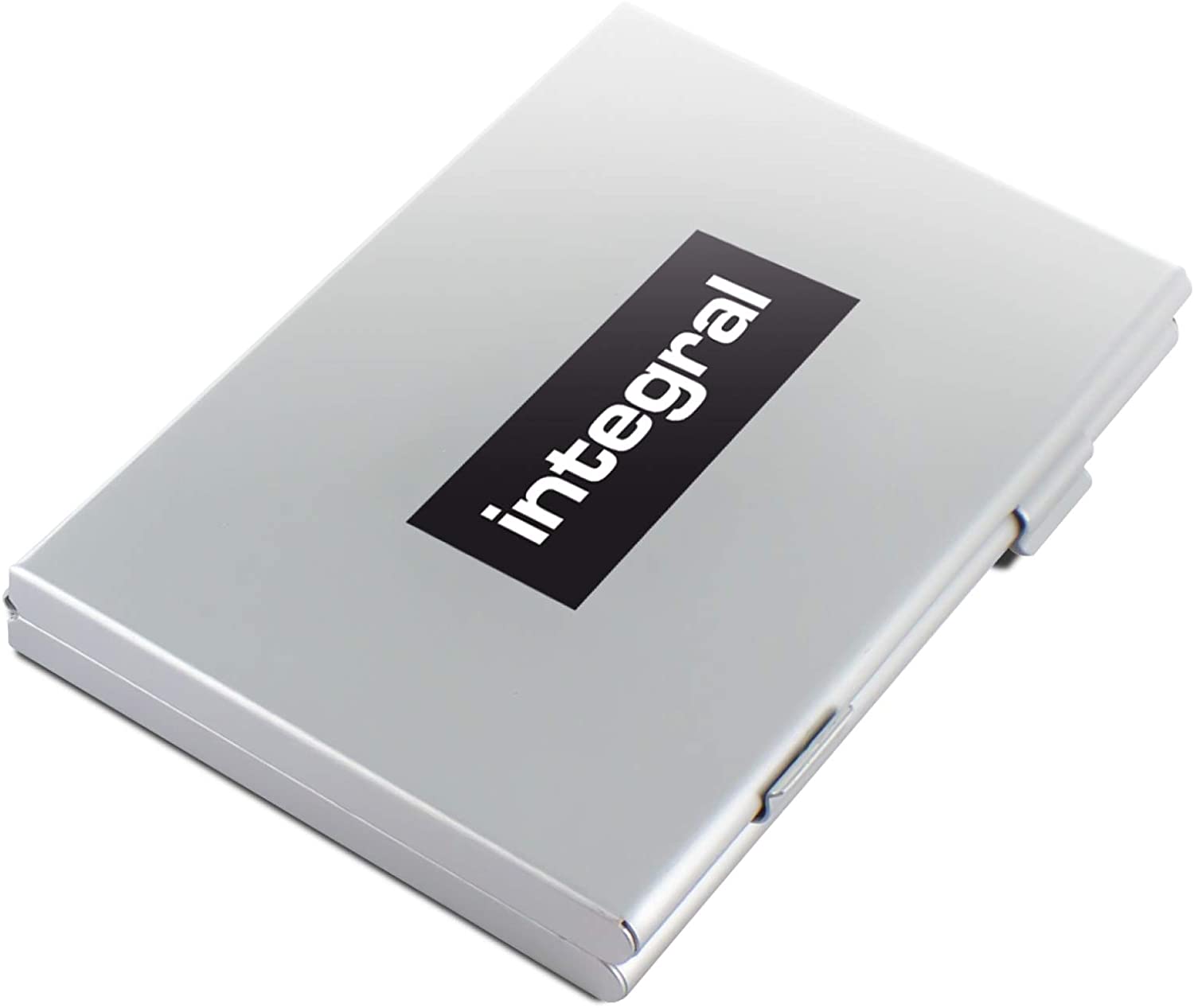 Integral Protective Aluminium SD Card Carrying Case,Silver,INCARDCASE01 ...