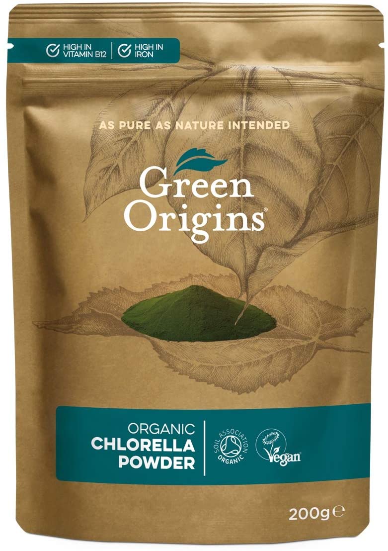 Green Origins Organic Chlorella Powder, Broken Cell Wall 200g – BigaMart