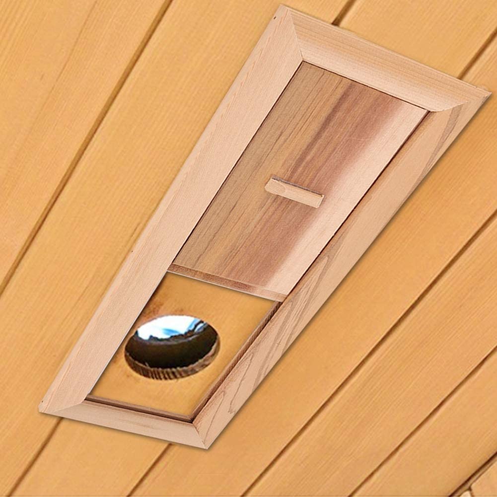 Fdit Multi-Functional Sauna Gable Vent Cedar Gable Vent Wooden ...