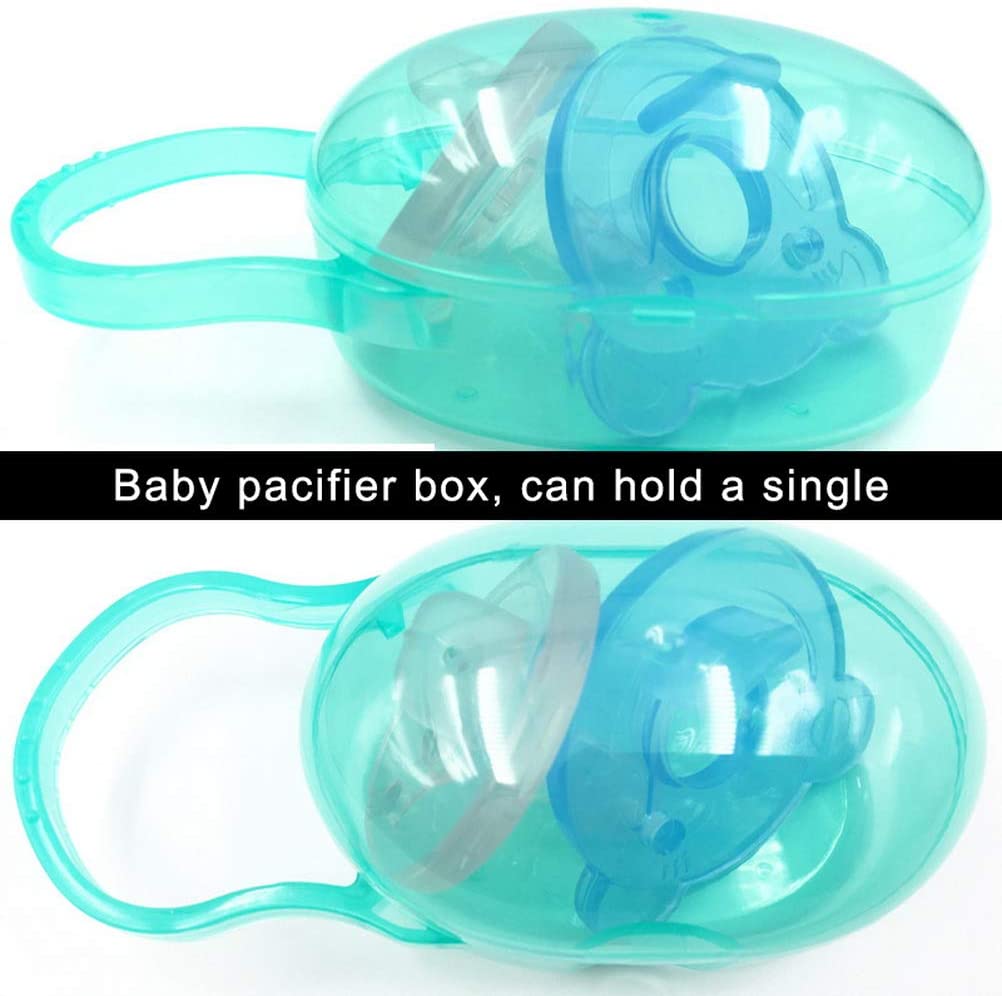 Knya 3 Pack Baby Dummy Case, Pacifier Holder Box Nipple Soother pod ...