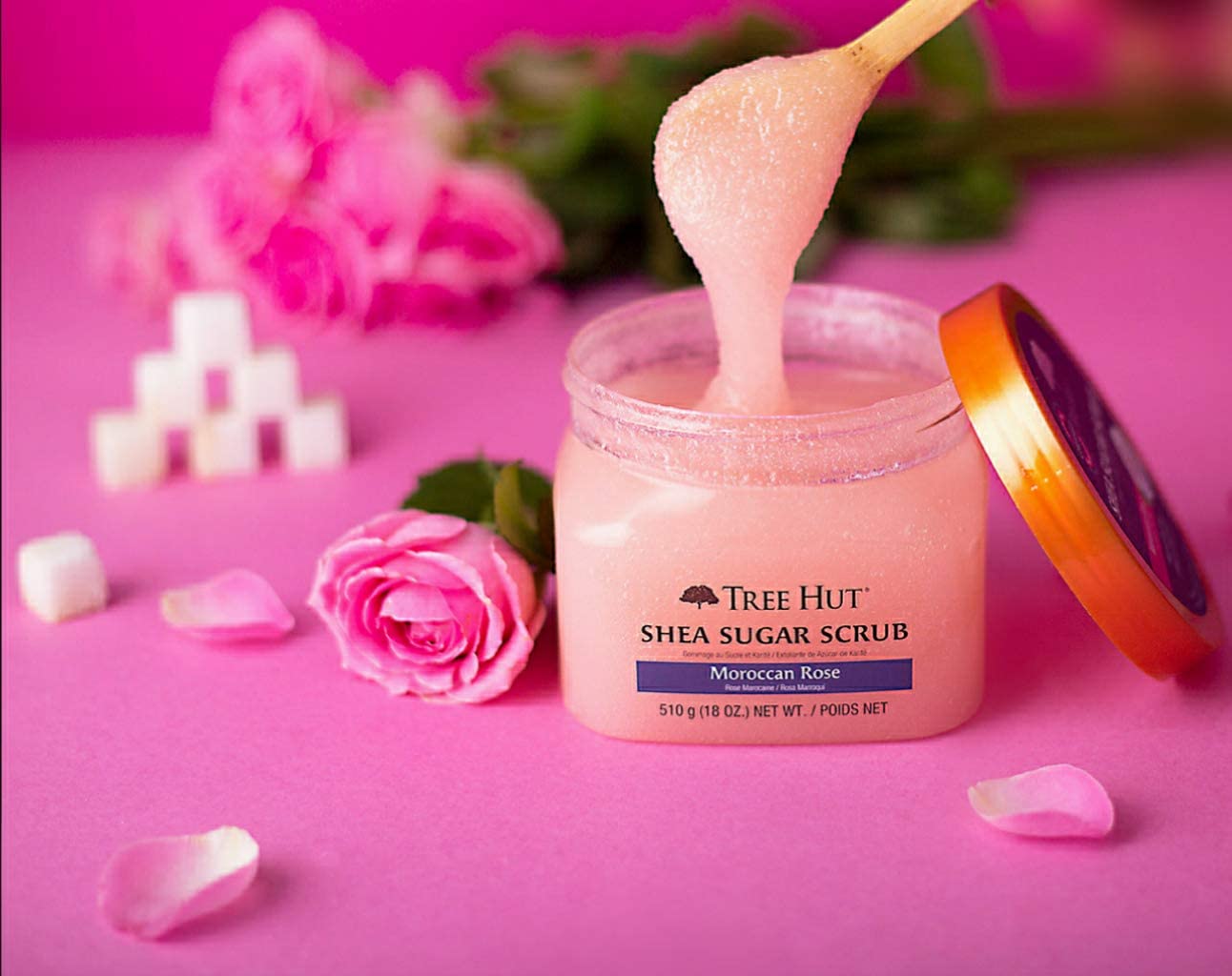Moroccan Rose Tree Hut Shea Sugar Scrub ~ 18 oz by Tree Hut – BigaMart