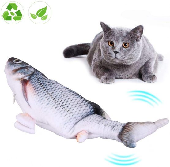 Bilisder Electric Moving Fish Cat Toy, Electric Wagging Fish Cat Toy ...