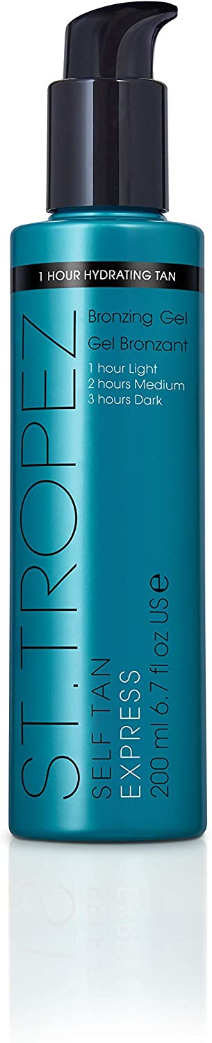 St. Tropez Fake Tan, Self Tan Express Gel, 1 Hour Tan, Vegan Tanning ...