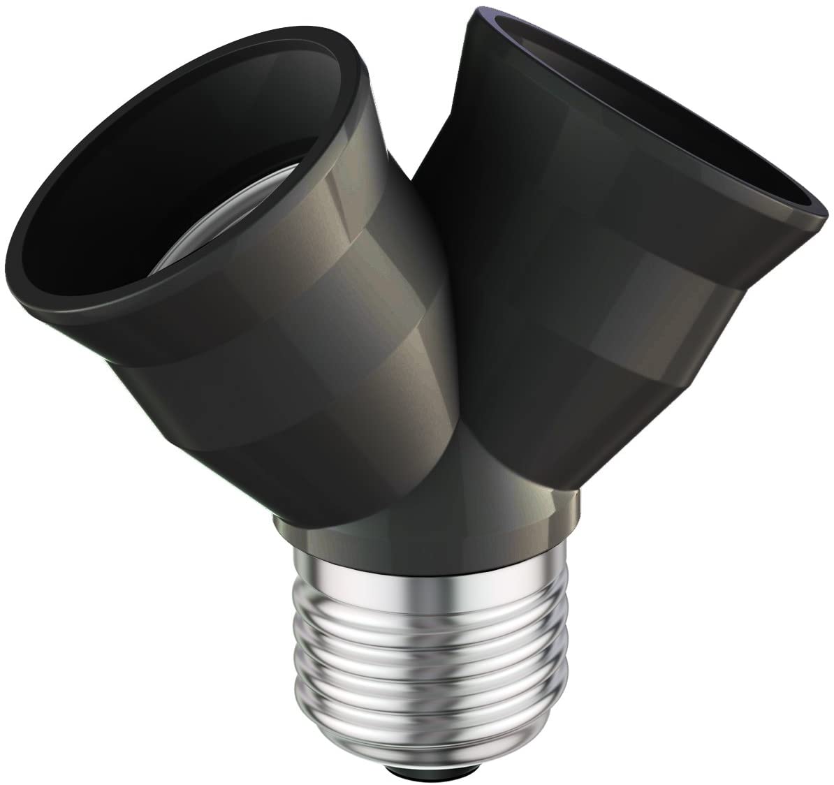 ledscom E27 Y-Socket Elektra, Double Splitter-Adapter from E27 to E27 ...