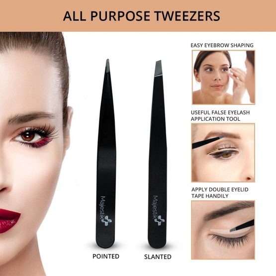 The Brow & Lash Set – Eyelash & Eyebrow Tools Kit- Includes Tweezers ...