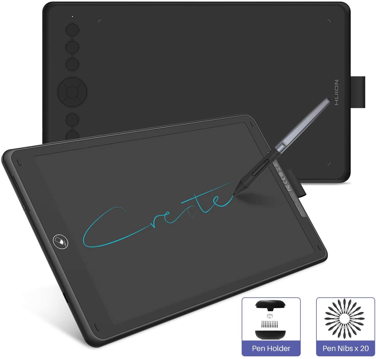 Huion Inspiroy Ink H320M (Red) 10 x 6 Inch Graphic Drawing Tablet with ...