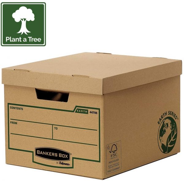 Fellowes Bankers Box Earth Series Standard Cardboard Archive Storage ...
