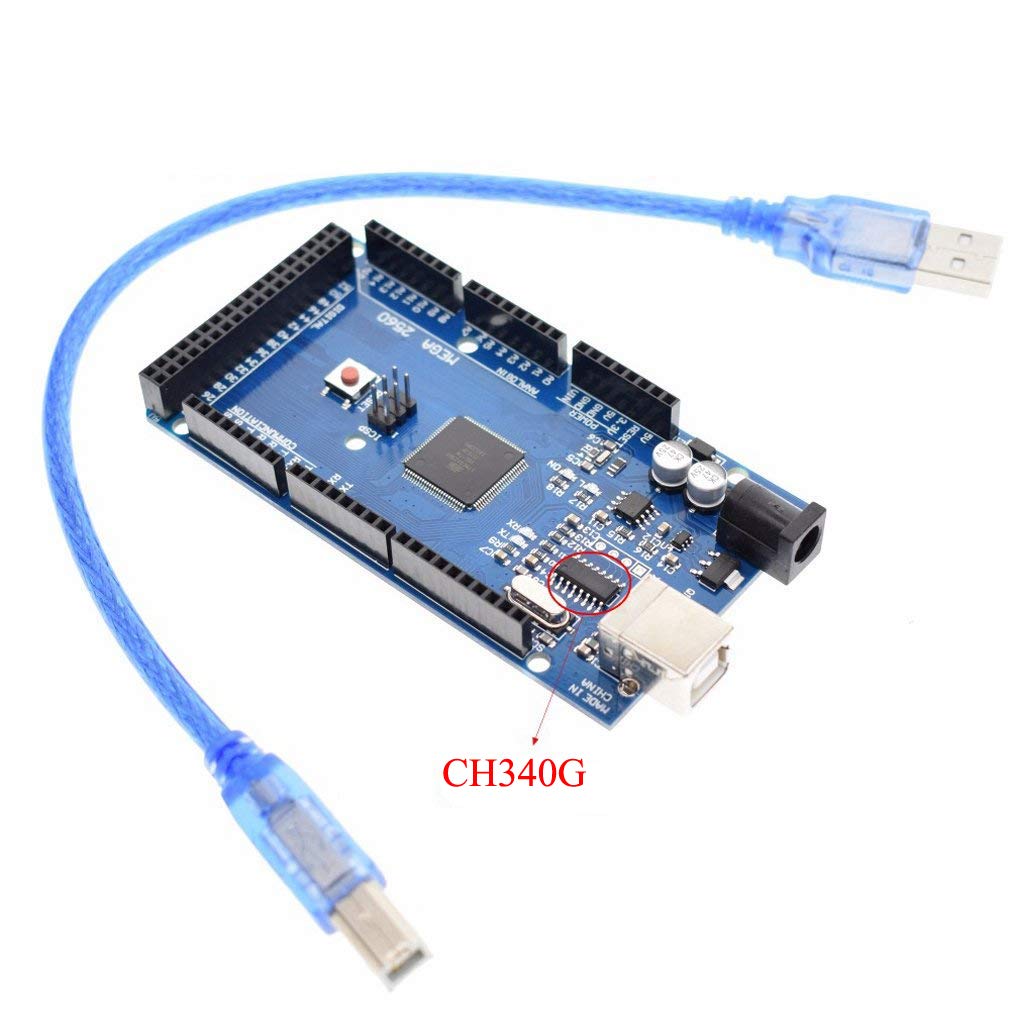 Hailege Mega2560 R3 ATMEGA16U2 CH340 Microcontroller Board Development Board Compatible to ...