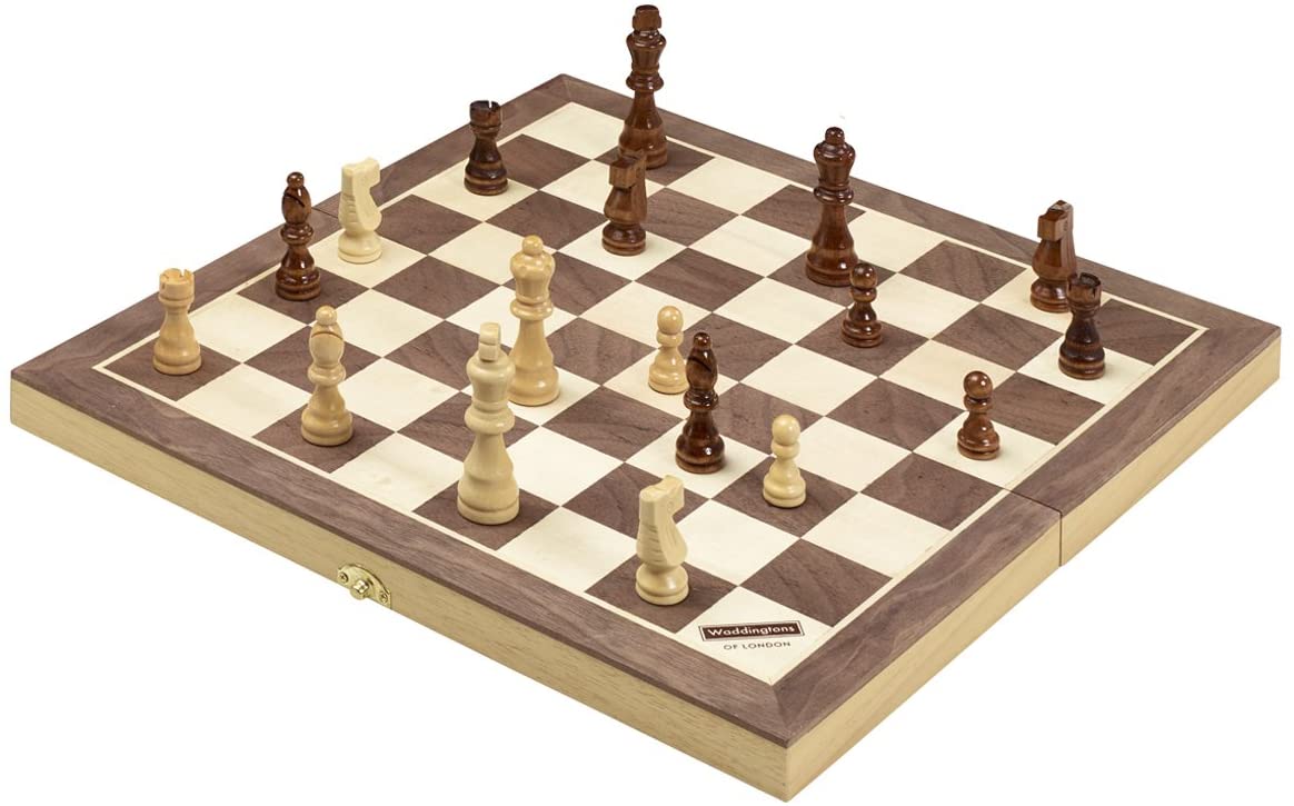 3 in 1 (Backgammon, Chess and Draughts) Waddingtons of London Board ...